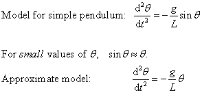 Two Pendulum Real and Theory JavaScript HTML5 Applet Simulation Model ...