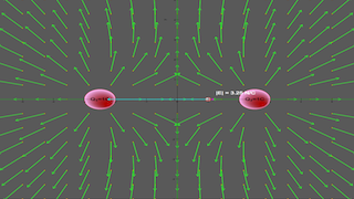 Electric Field JavaScript HTML5 Applet Simulation Model - Open ...